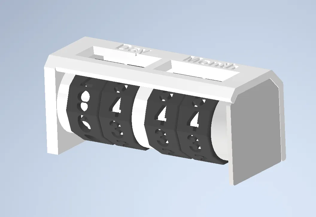 Date spinner v2 by Dendy | Download free STL model | Printables.com