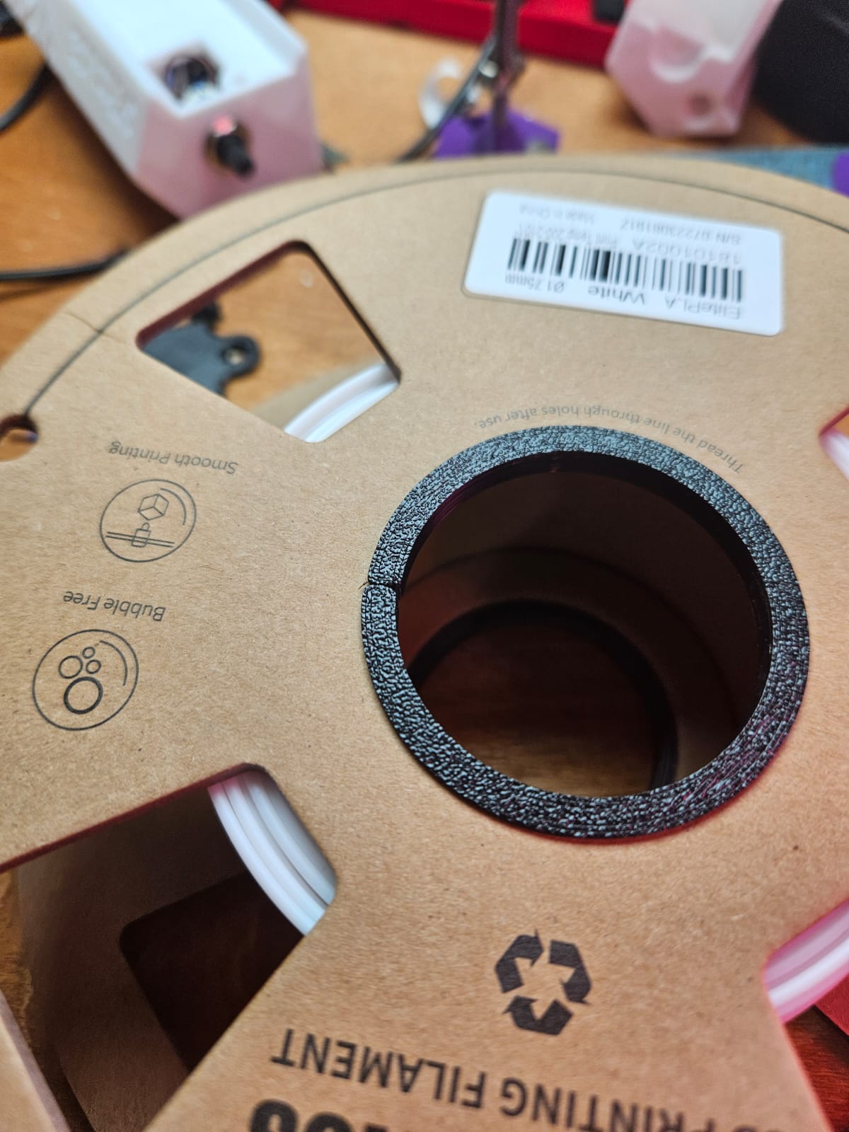 Cardboard Spool Insert - 6 grams and 10 min to print! by 3D Printing ...
