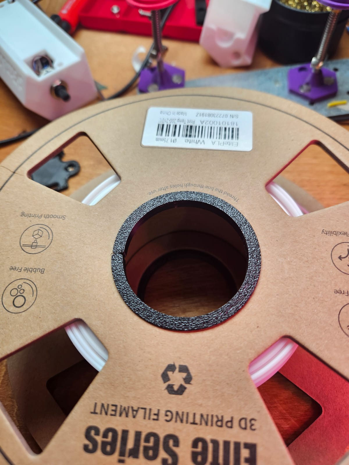 Cardboard Spool Insert - 6 grams and 10 min to print! by 3D Printing ...