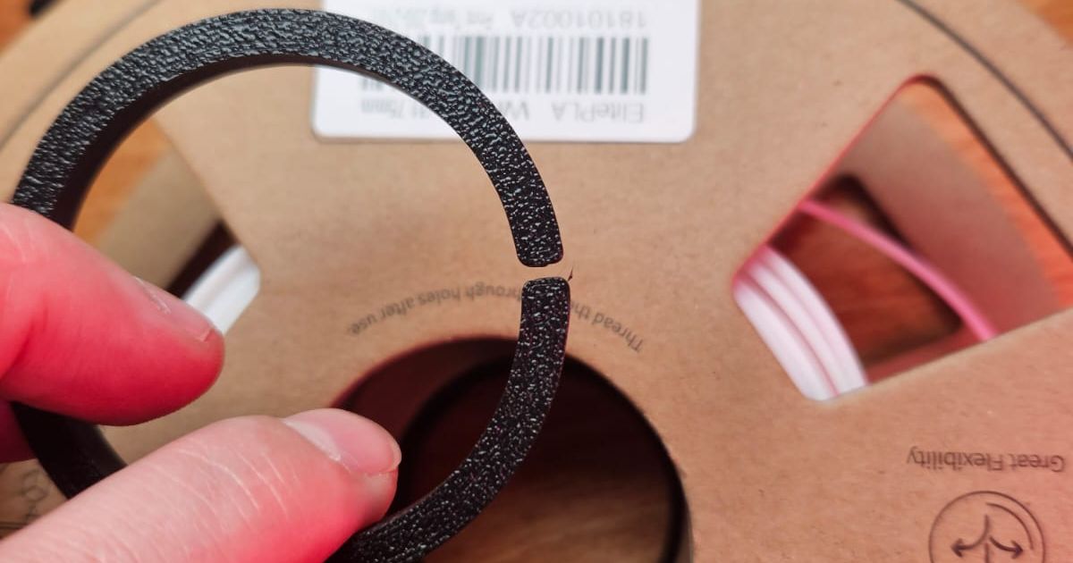 Cardboard Spool Insert - 6 grams and 10 min to print! by 3D Printing ...