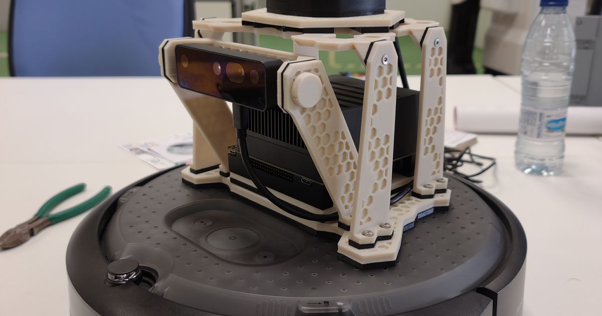 iRobot Create 3 (TurtleBot4) full set (PC, Lidar, Camera) assembly by dgarcu | Download free STL ...