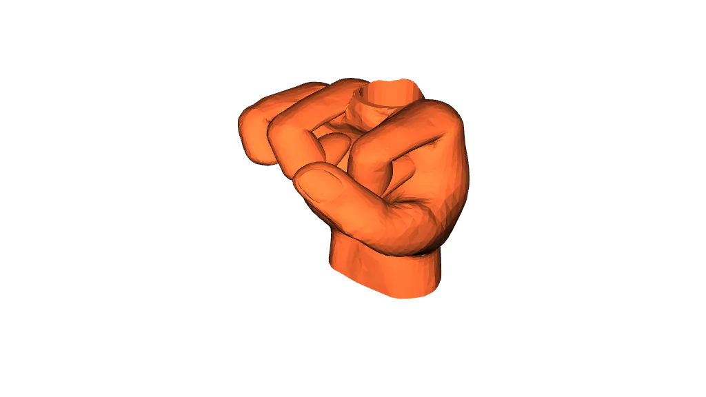 Collpsing Middle Finger by Paul Jorda | Download free STL model ...
