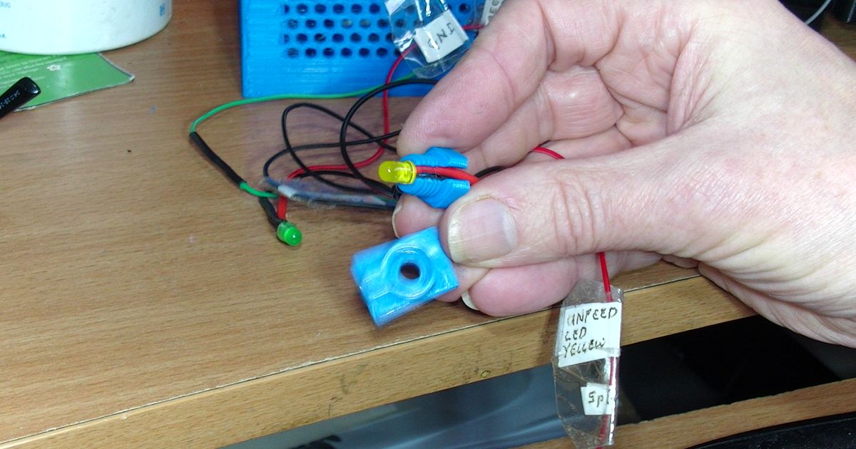 5mm LED Mount to add to your parts by 3D Try Outs | Download free STL ...