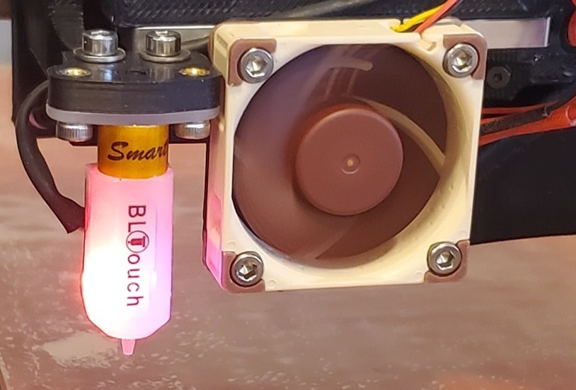 Lulzbot TAZ 5 40mm hotend fan and BLTouch mount by Paul Harker | Download free STL model ...