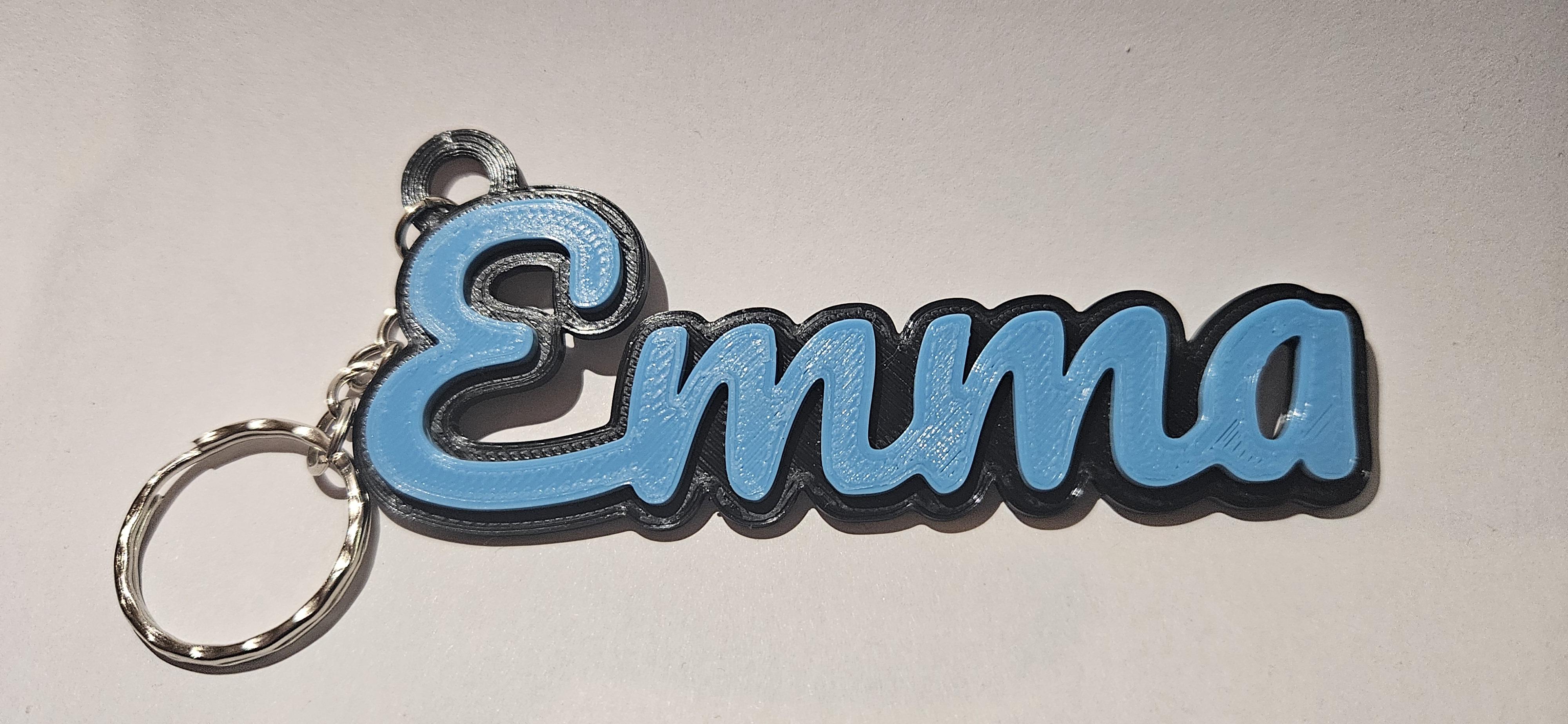 Emma Keychain by PMF_Flipz | Download free STL model | Printables.com