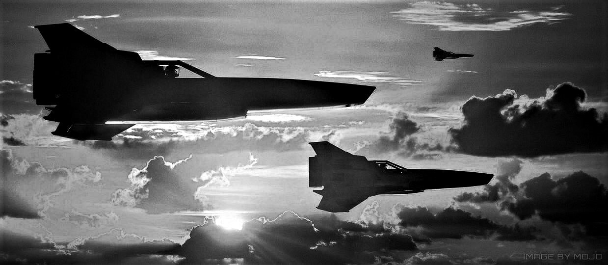 Colonial Vipers (Battlestar Galactica) In Earth's Atmosphere by Omega ...