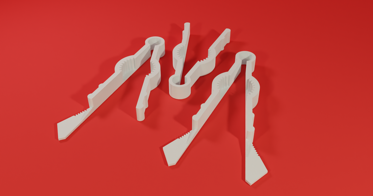 Paint Tube Opener (With Knife Versions) by C1RKT | Download free STL ...