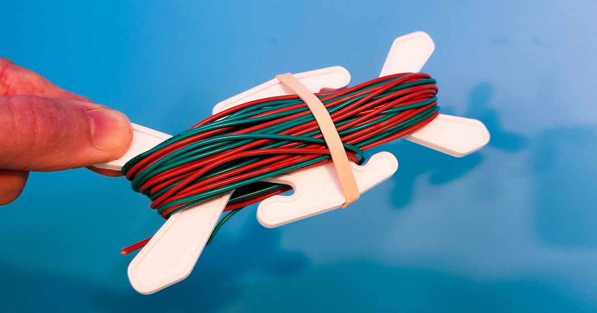 Cord Wire winder spool holder Paracord POTA SOTA by Miaoucat | Download ...