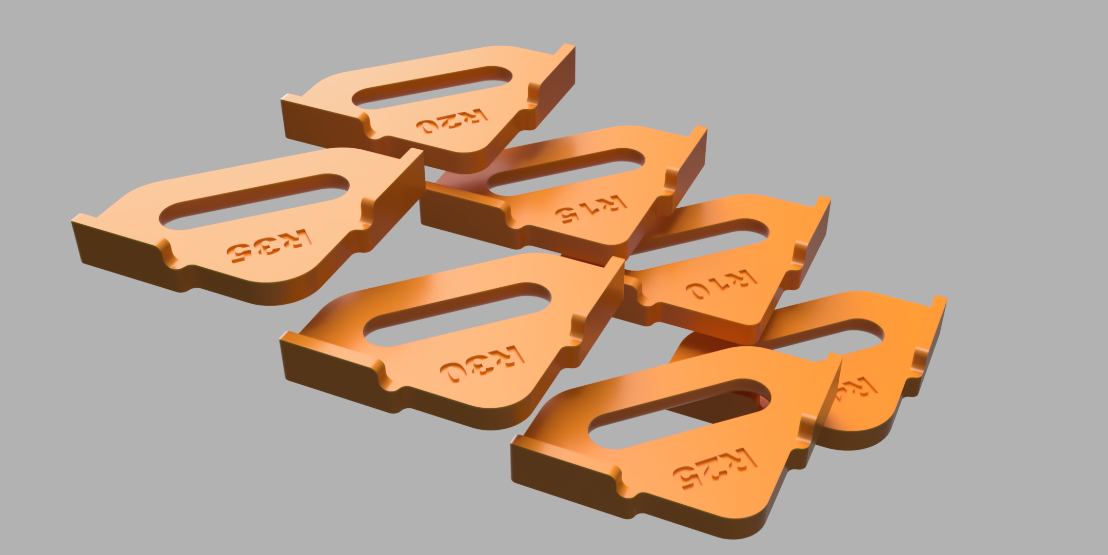 Corner Radius Jigs Router Template by Warlogh | Download free STL model ...