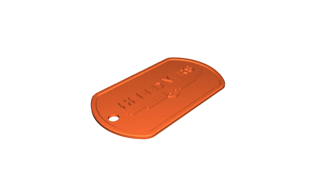 Helldivers Dog Tag Keychain v1 by harry_hood12 | Download free STL ...