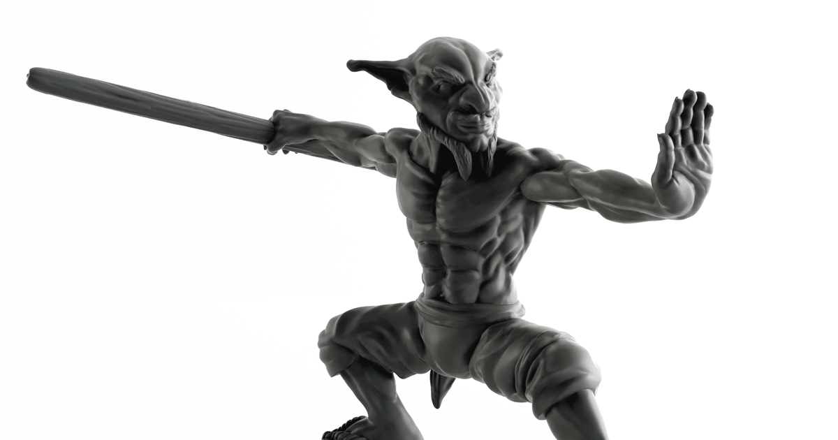 Goblin Monk von The Toadstool Weaver | Kostenloses STL-Modell ...