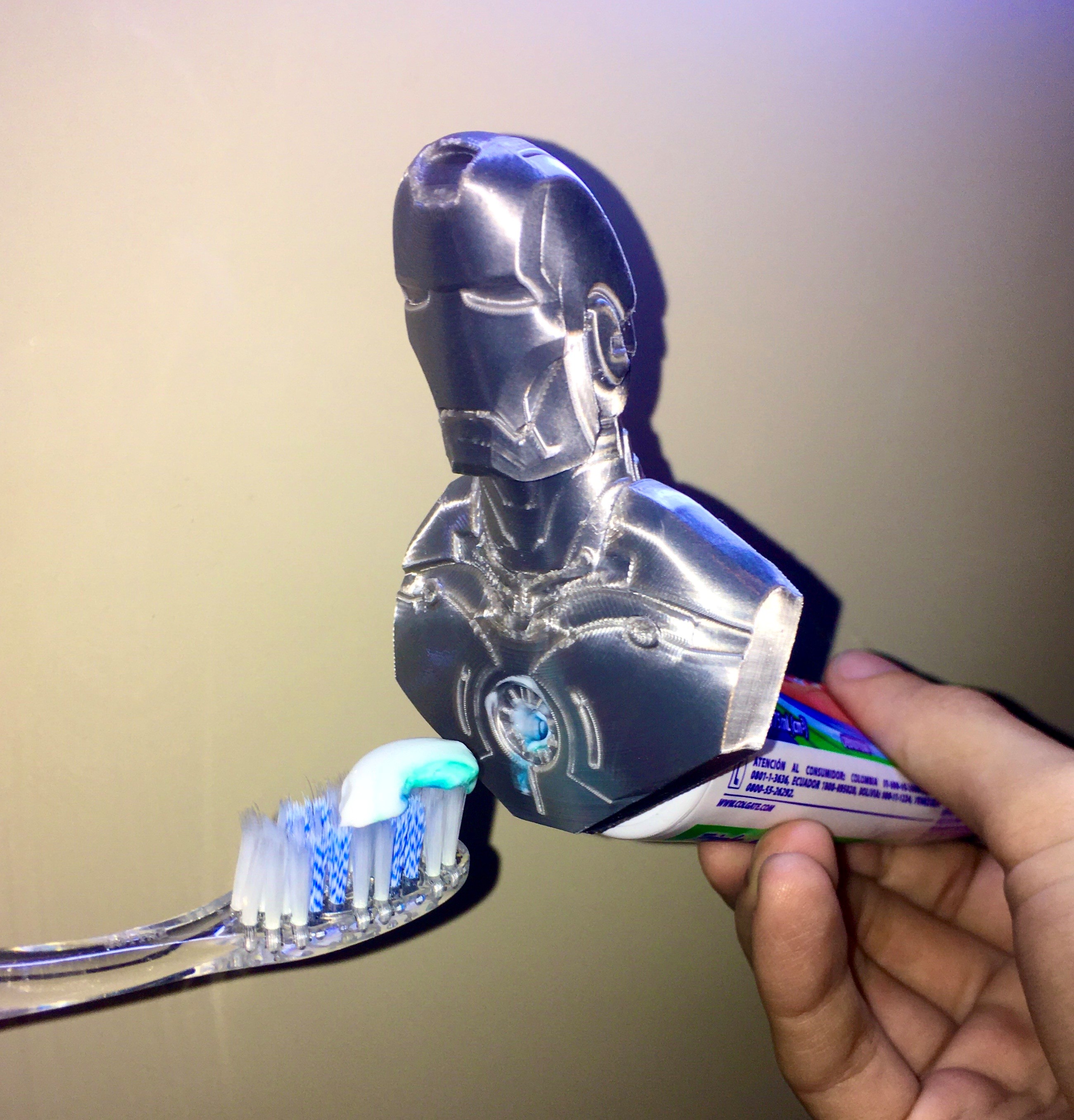 Iron Man Toothpaste by 3dxav | Download free STL model | Printables.com