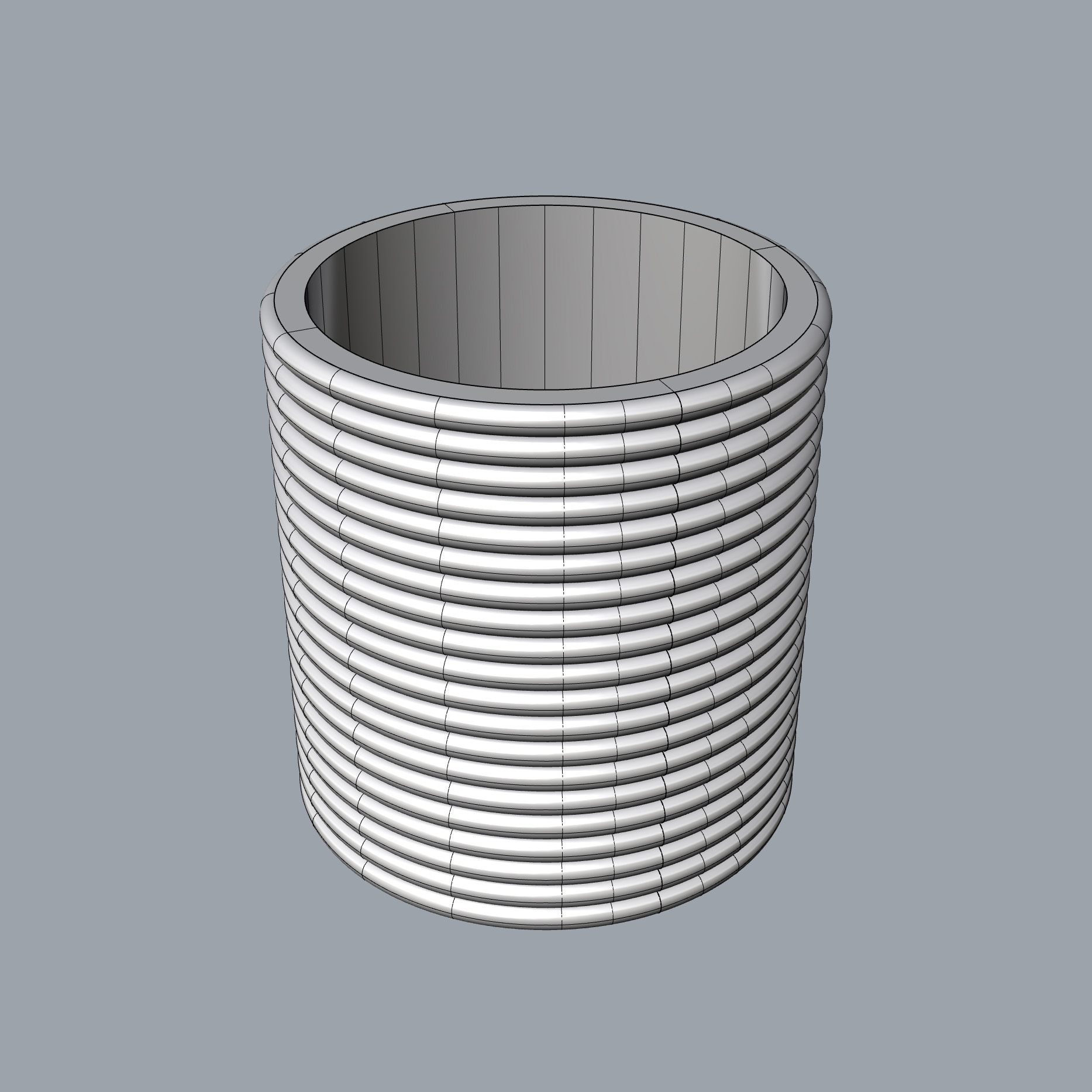 Piped Plant Pot by 3DPrintPantry | Download free STL model | Printables.com