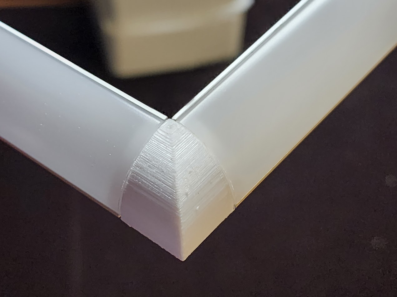 45 Degree LED Channel - 140 Degree Corner Diffuser Connector by Aaron ...