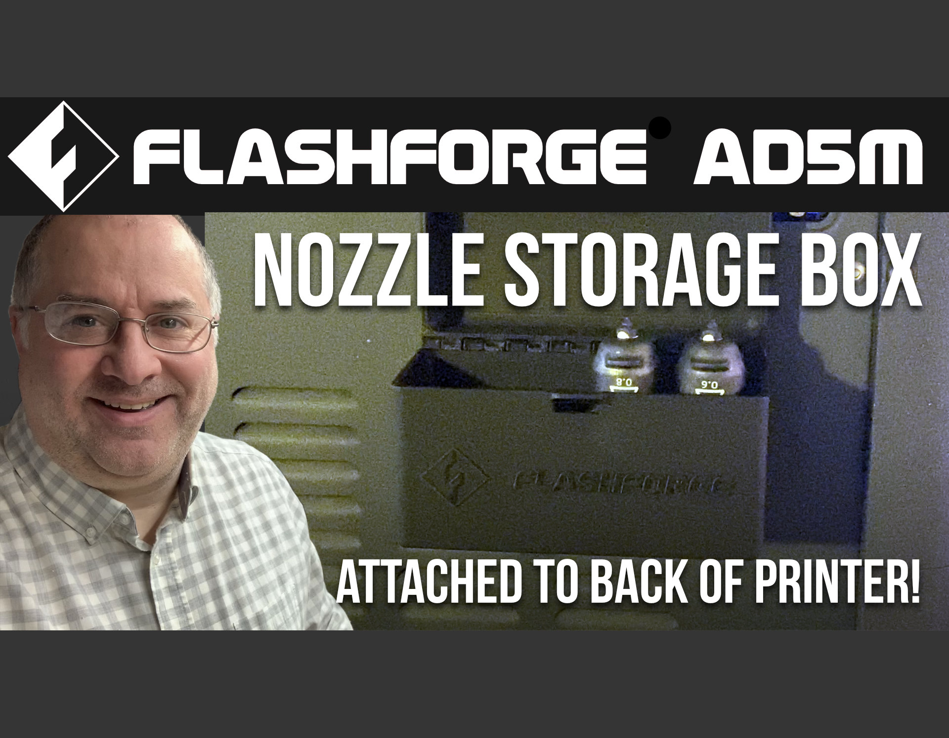 Flashforge Adventurer 5M (AD5M) Nozzles Box and Accessories Box - two ...