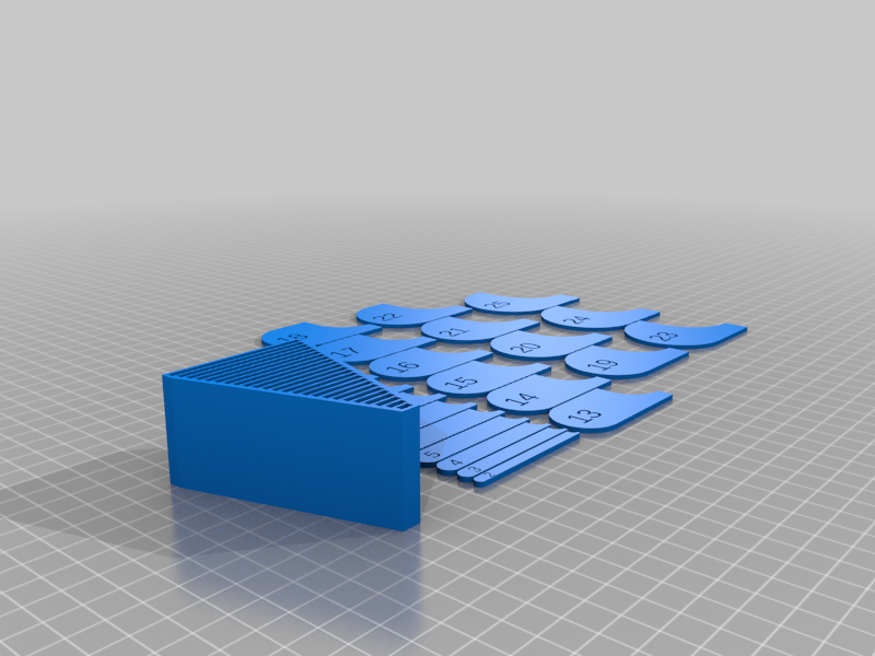Parametric Radius Gauge Set (SCAD) (Remix) by permanentbrownmark ...