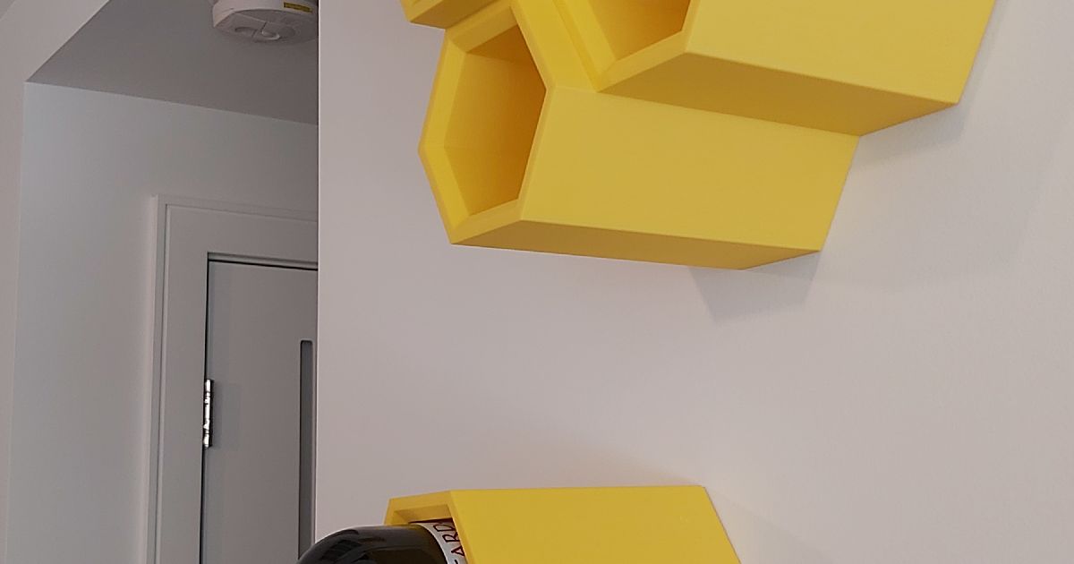 Wine Rack: Honeycomb / Hexagonal Modular System (Wall Mounted) by ...