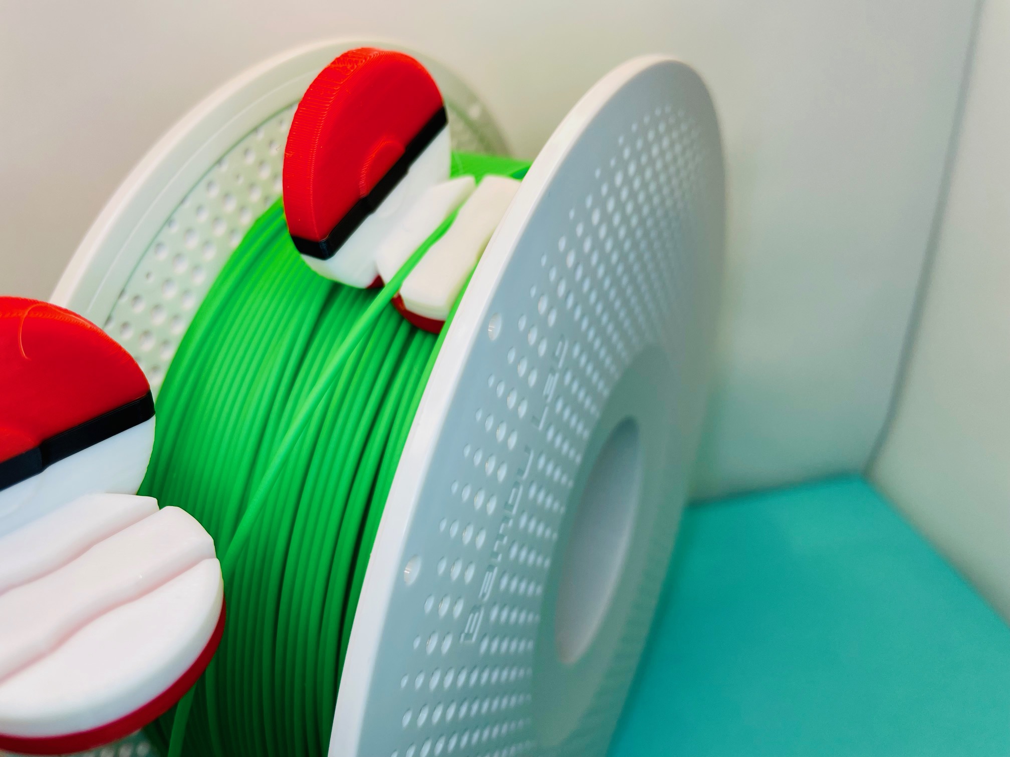 Your Friendly Filament Clip: Poke Ball by FunFam3D | Download free STL ...