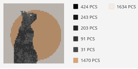 Cat and sun pixel puzzle by G El Rey | Download free STL model ...