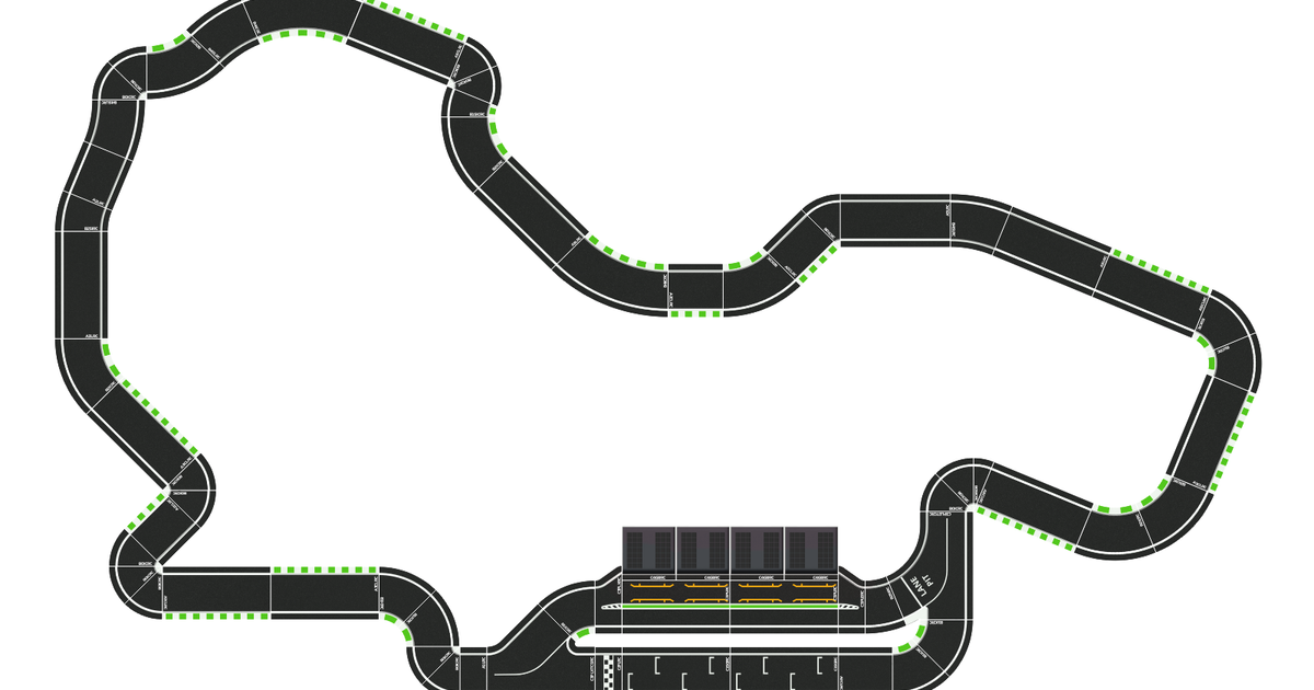 Racing Circuits - building kit - Australia Melbourne Grand Prix by ...