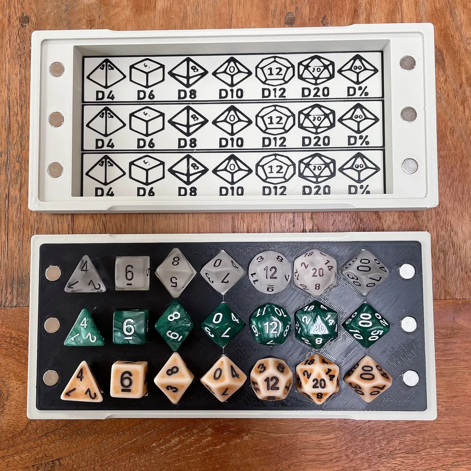 DnD Dice Case for 3 sets of dice by BASt | Download free STL model ...