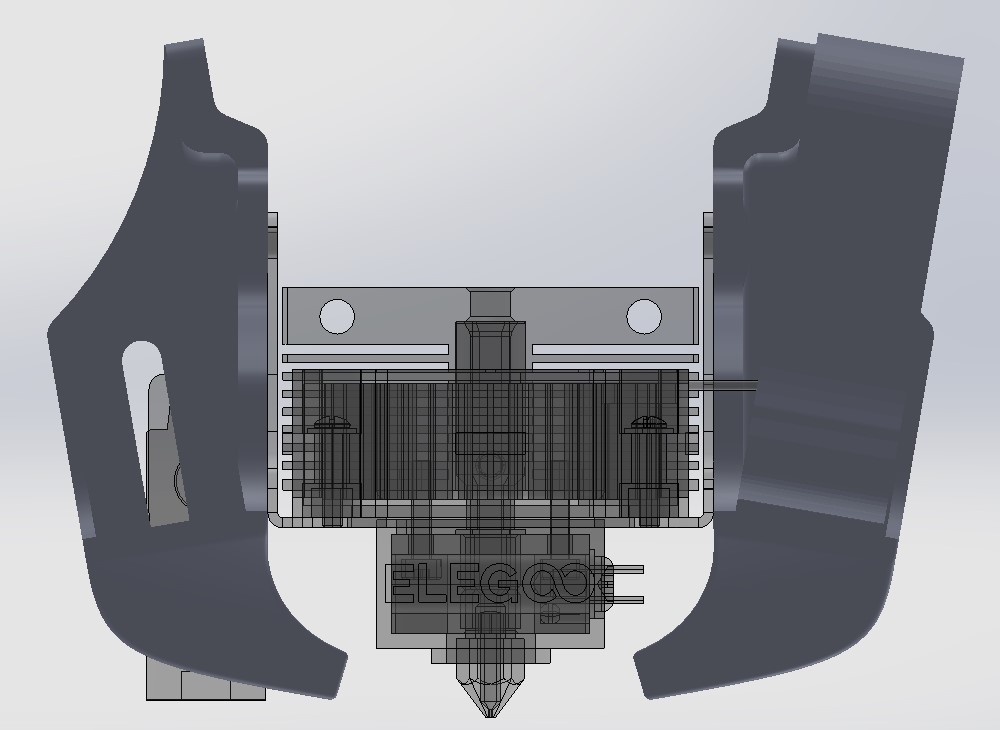 Maxi.Jet Neptune 3 series Stock Hotend 5015 Duct by maxi | Download ...