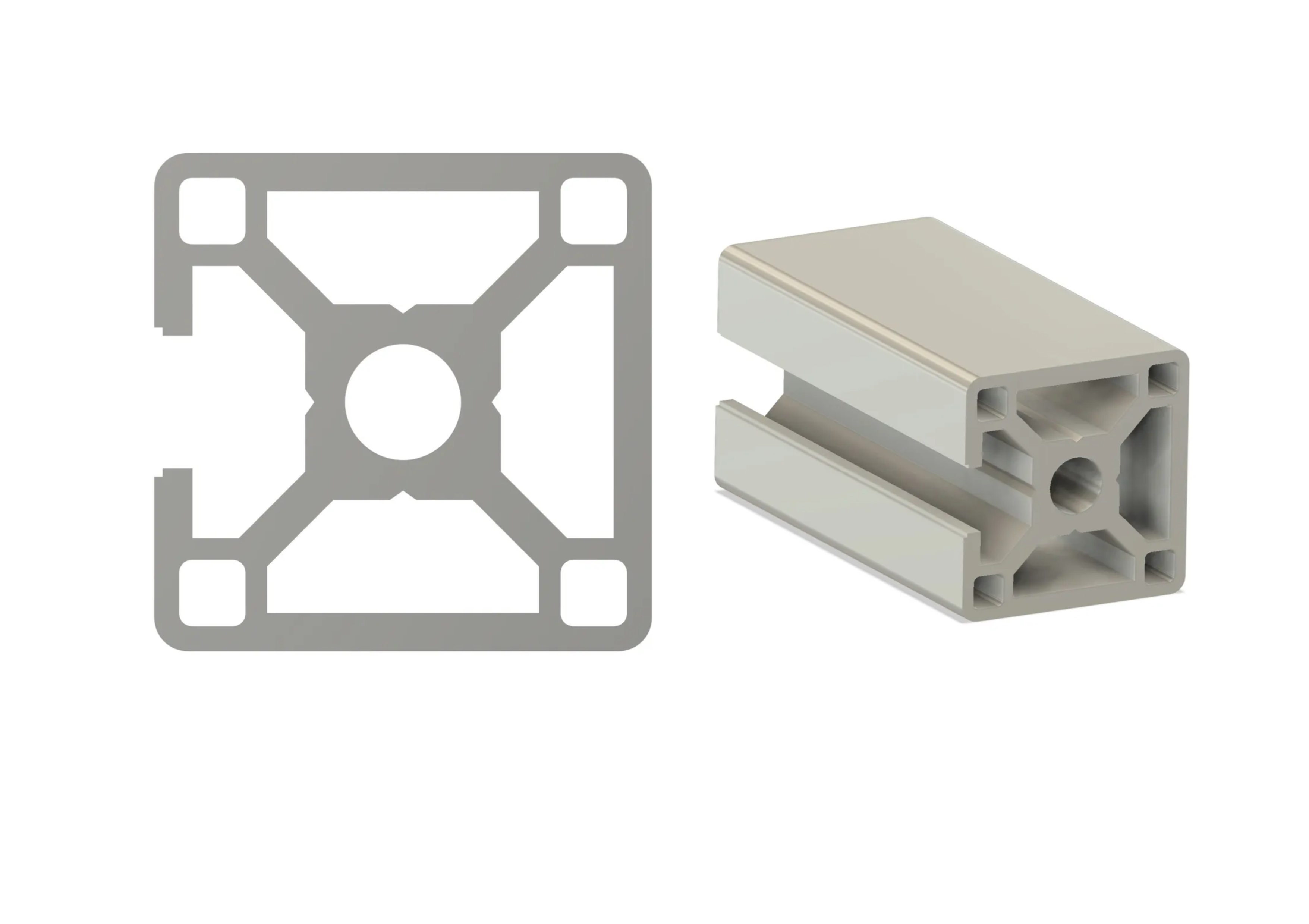 30x30 Aluminium Extrusion C profile by 13lubushby | Download free STL ...