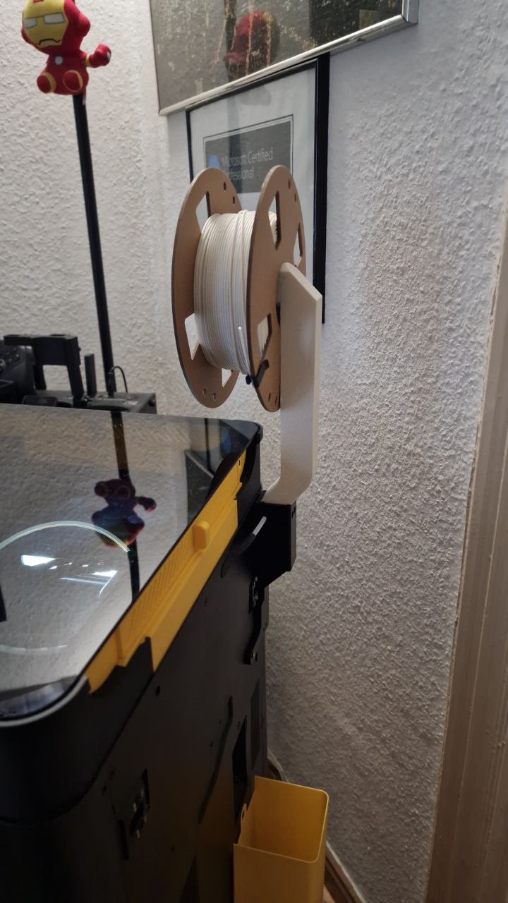 Spoolholder Variant for Riser for Bambu P1S by ByteFax | Download free ...