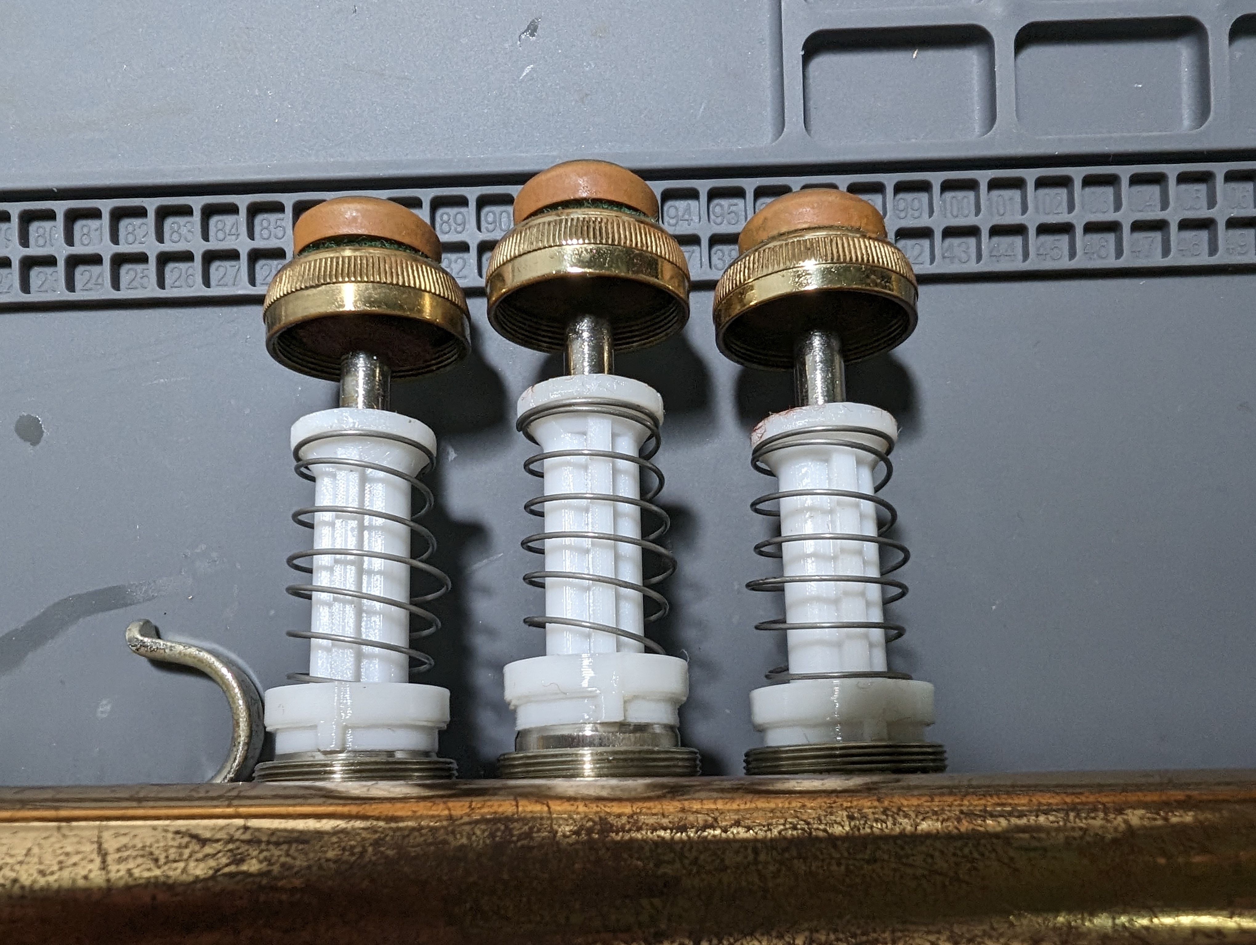 Vintage Olds Recording Trumpet Valox Barrel and Valve Guides by cpoohee ...