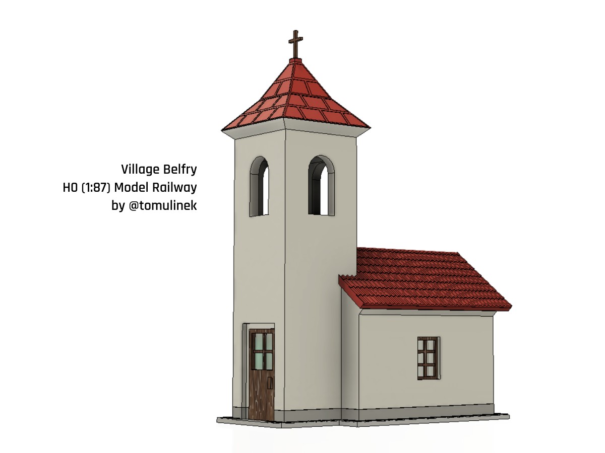 Village Belfry for Model Railway and Scenery (H0) by Tom Vít | Download ...