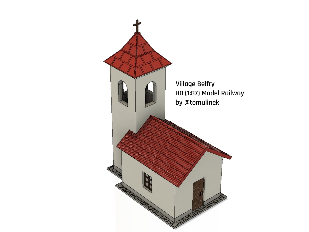 Village Belfry for Model Railway and Scenery (H0) by Tom Vít | Download ...