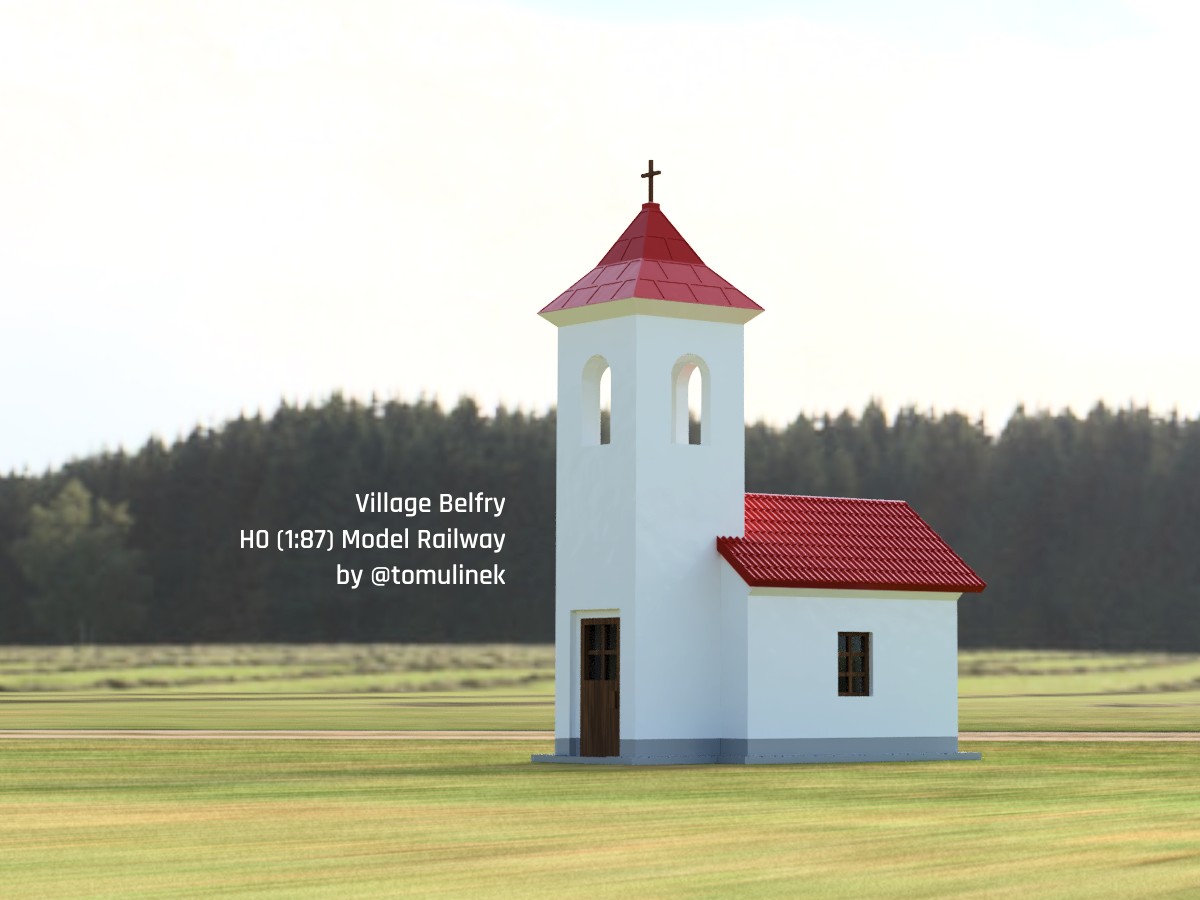 Village Belfry for Model Railway and Scenery (H0) by Tom Vít | Download ...