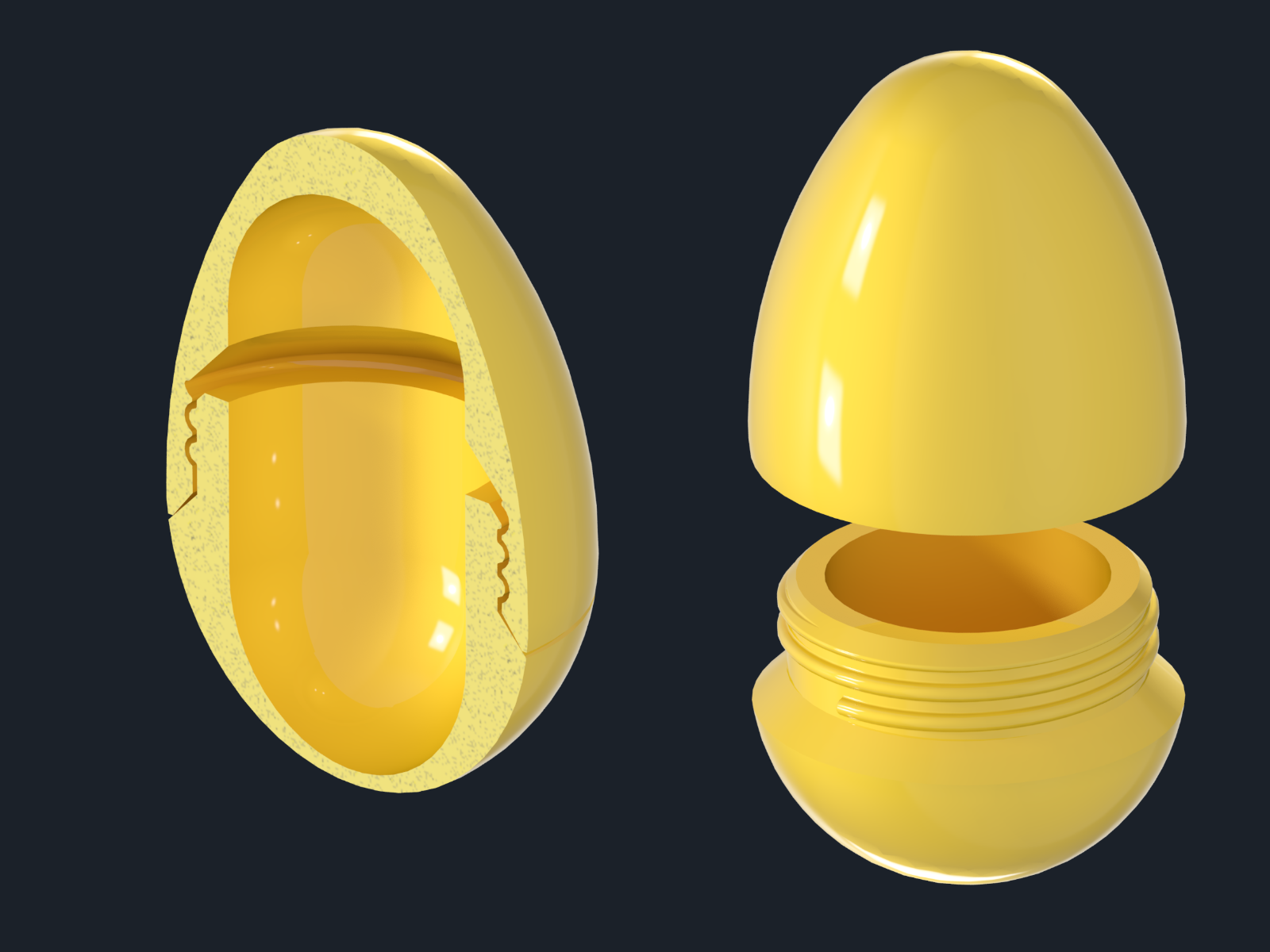 Egg Stash Container von Garage_Tinkerer | Kostenloses STL-Modell ...