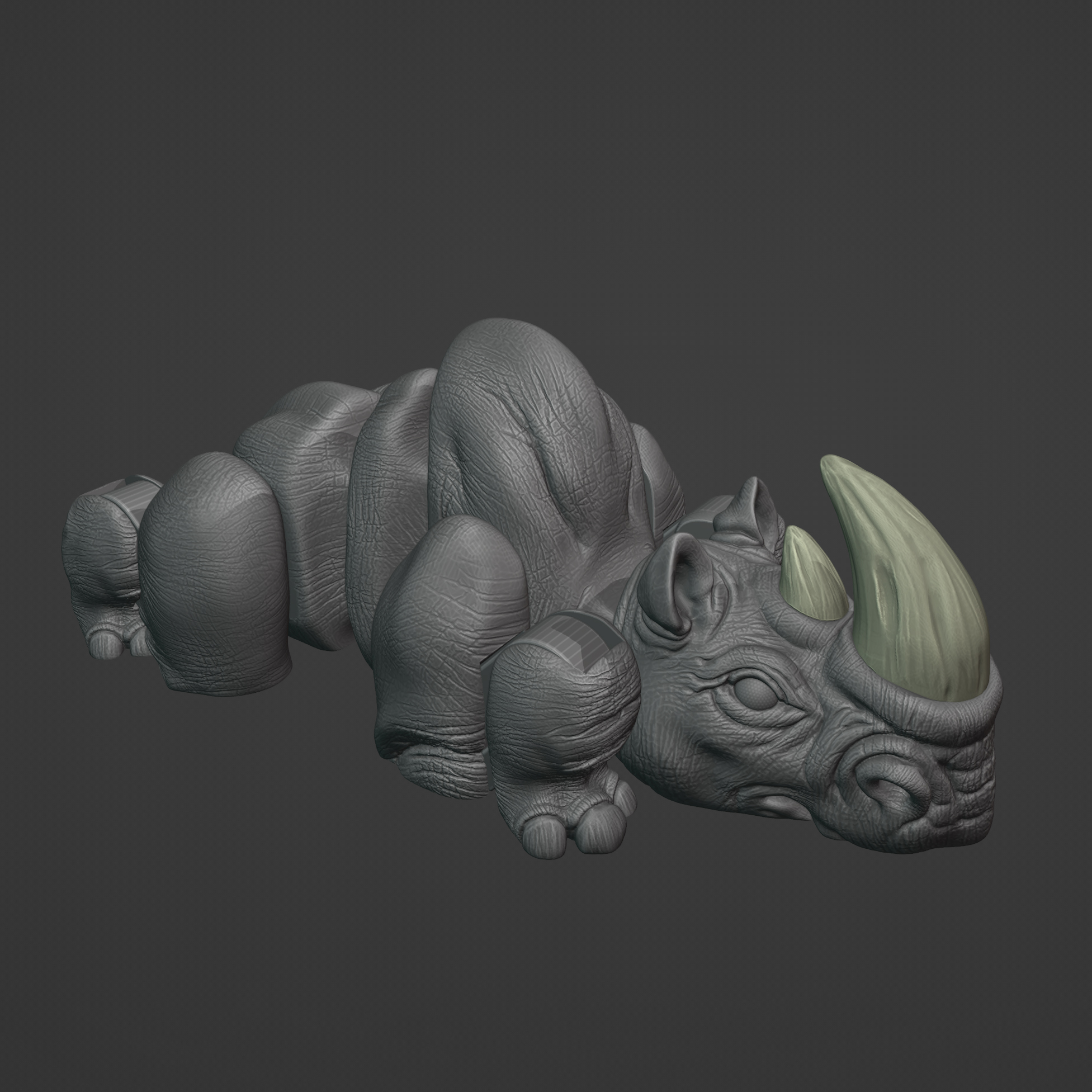 Armored Rhino by McGybeer | Printables Store