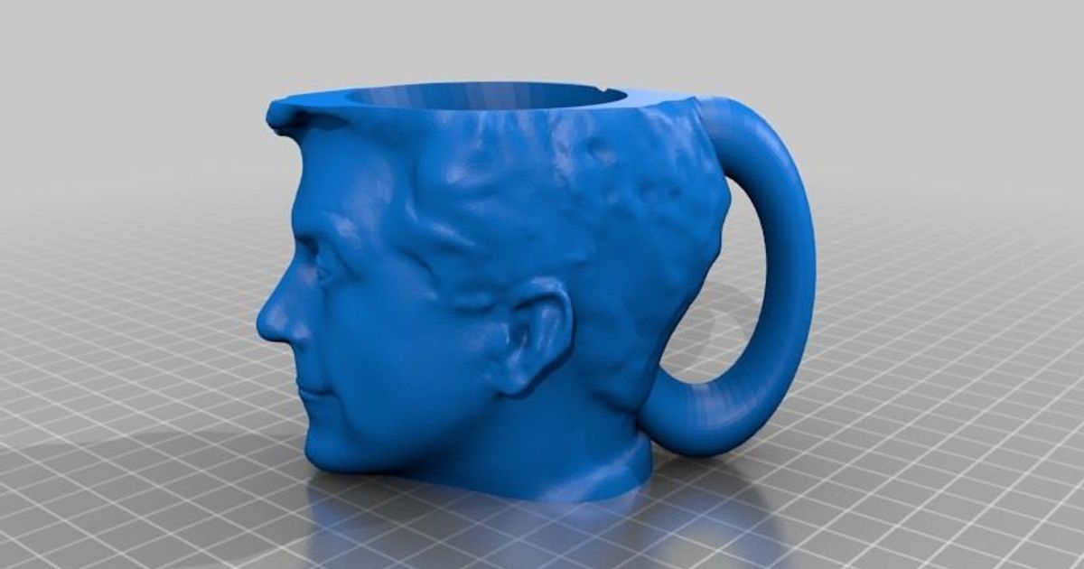 Stephen Colbert Mug Mug by MakerBlock | Download free STL model ...