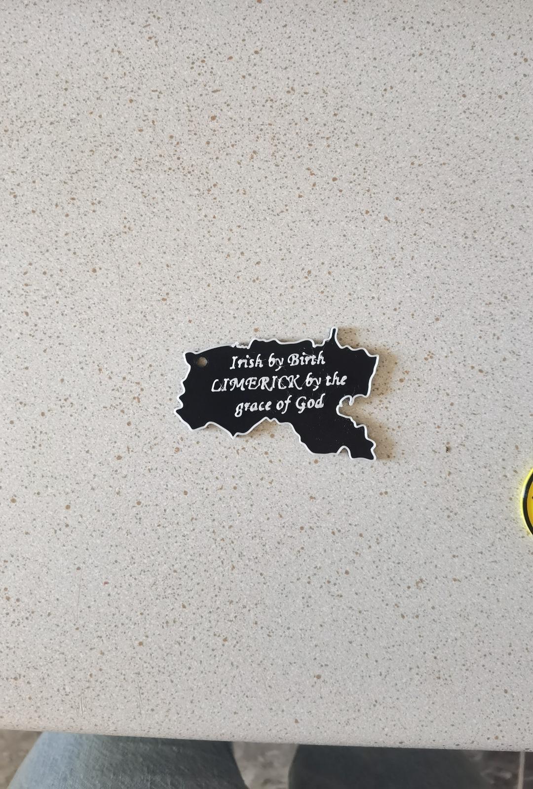 Keyring in the shape of County Limerick by CHLimerick | Download free ...
