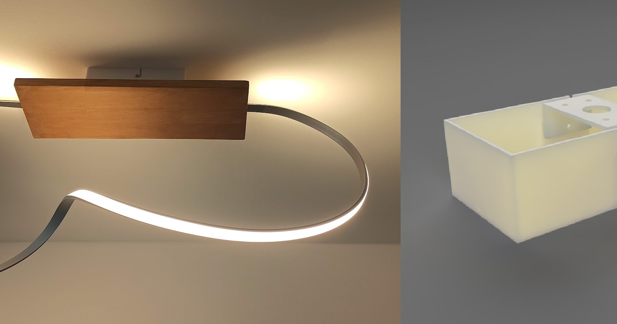 Lamp canopy - transformer case by Andi | Download free STL model ...