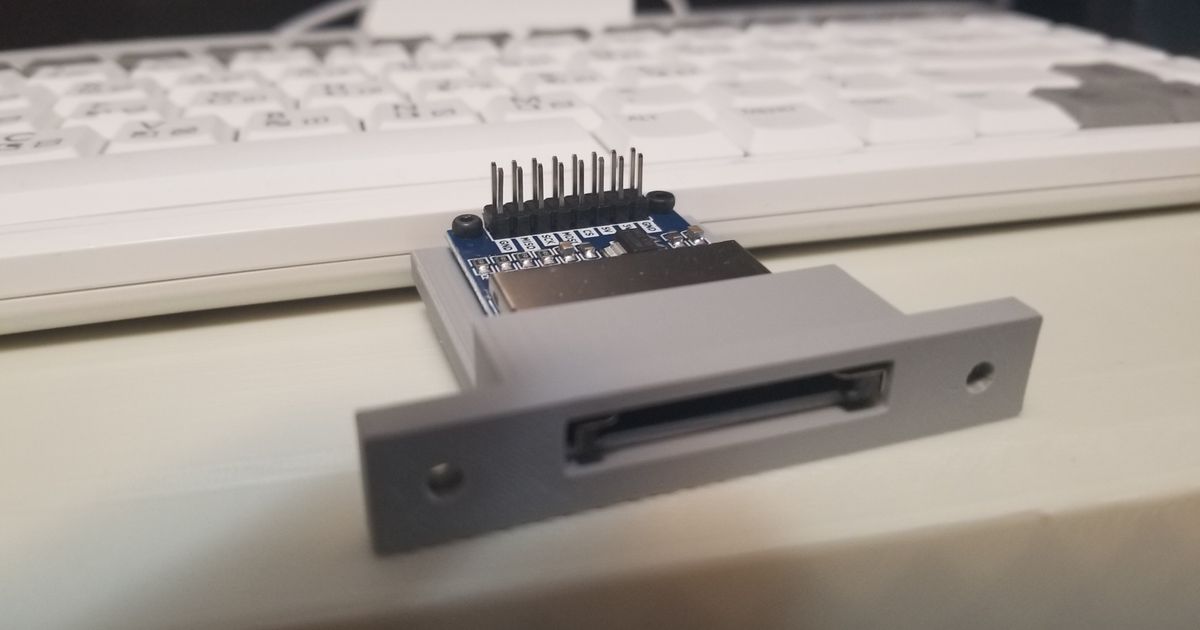 SD Panel Mount by Natpie | Download free STL model | Printables.com