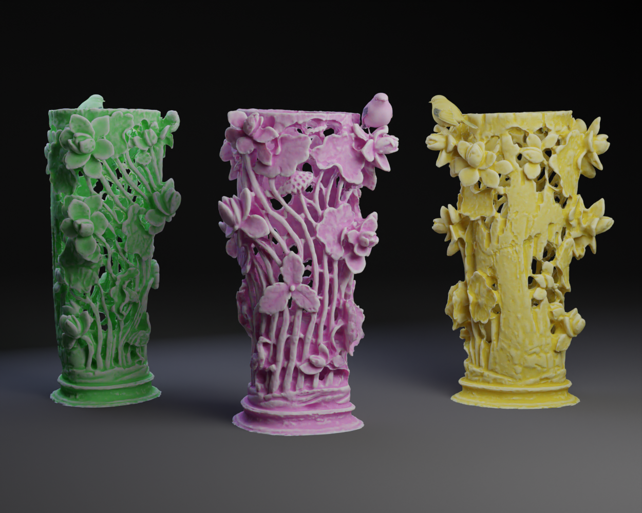 Easter Spring with Robin Vase by Peter Farell | Download free STL model ...