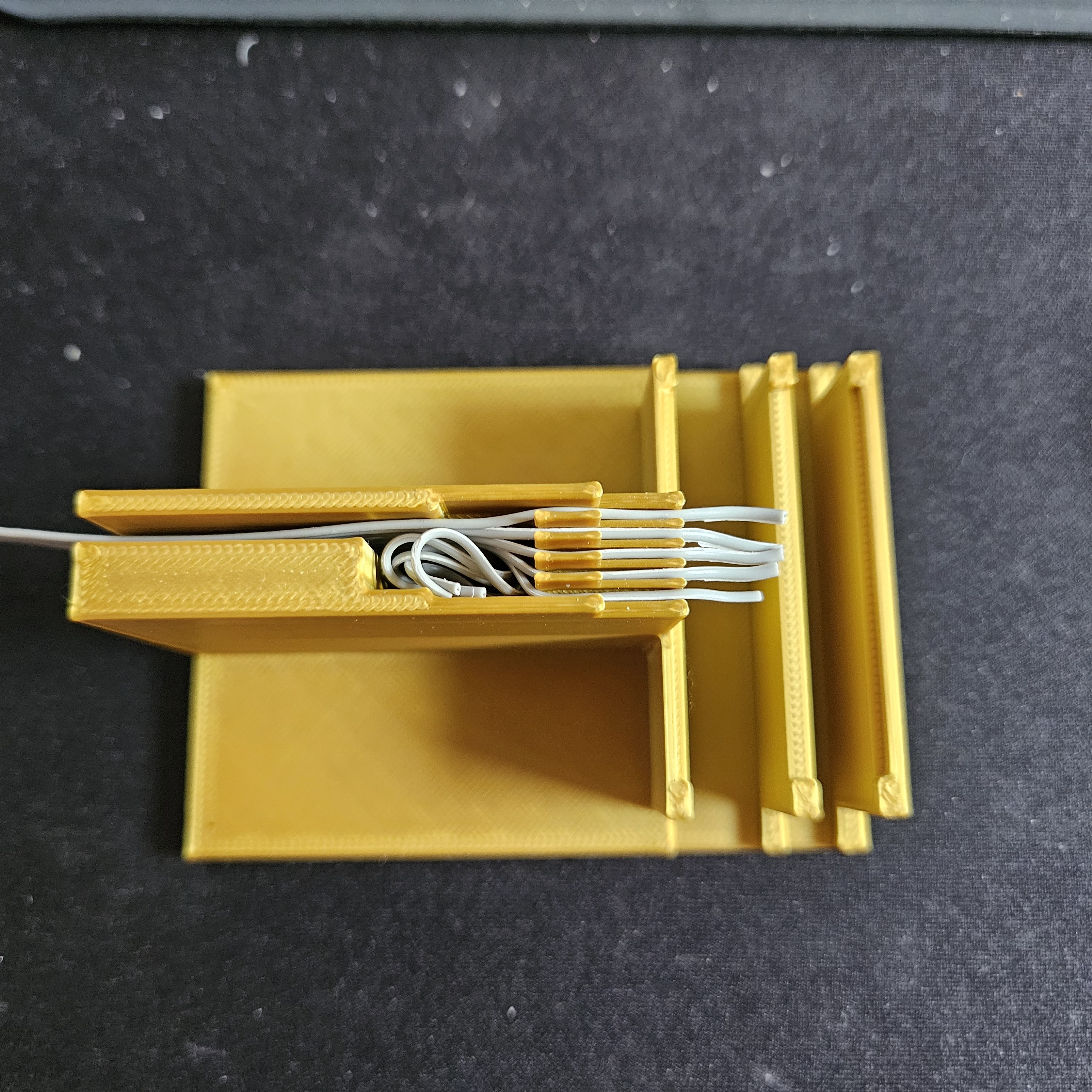 Solid Wire Flat Ribbon Cable Holder by PhinIT | Download free STL model ...