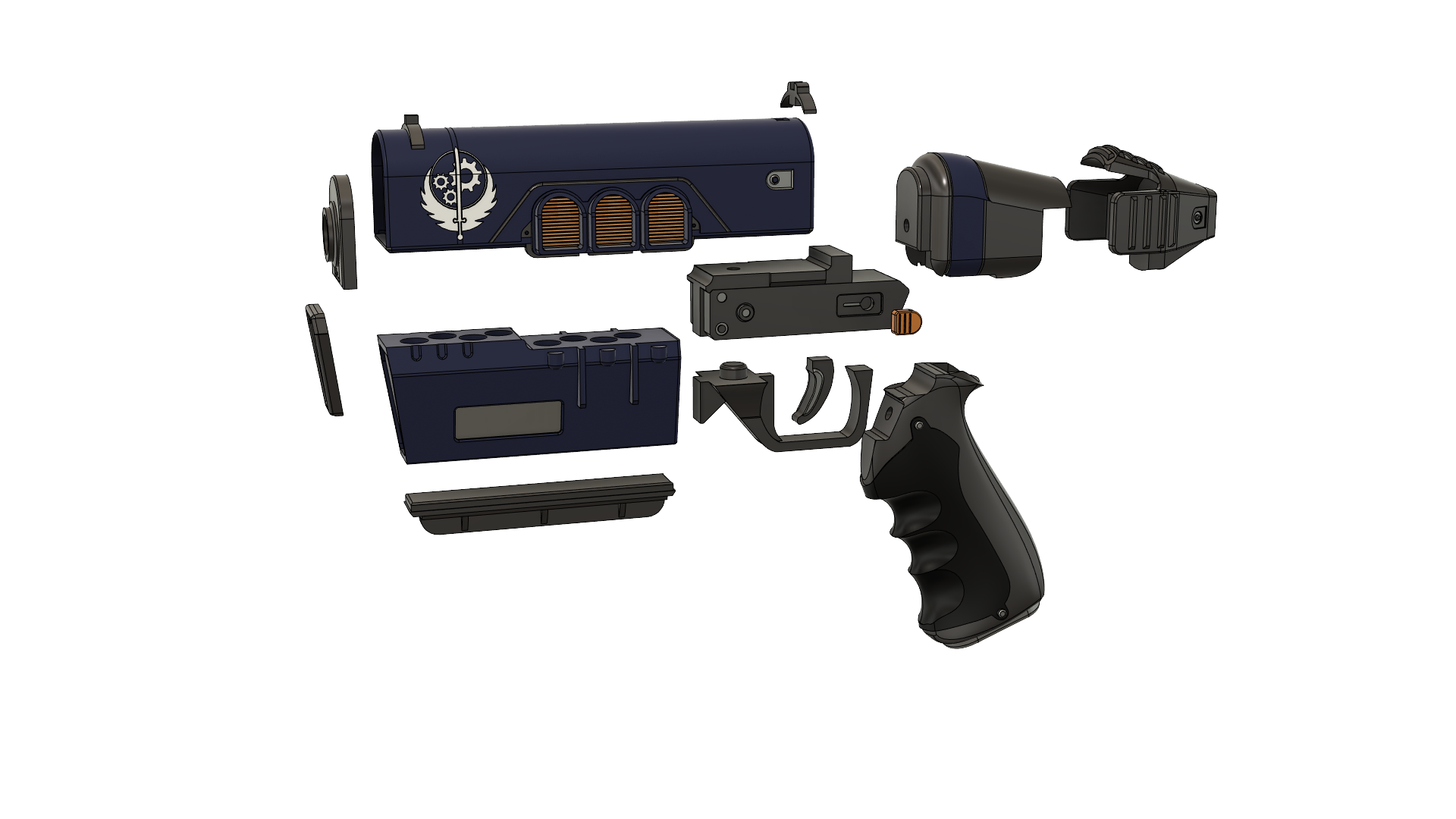 Crusader Pistol - Fallout 76 by App-Forgery | Download free STL model ...