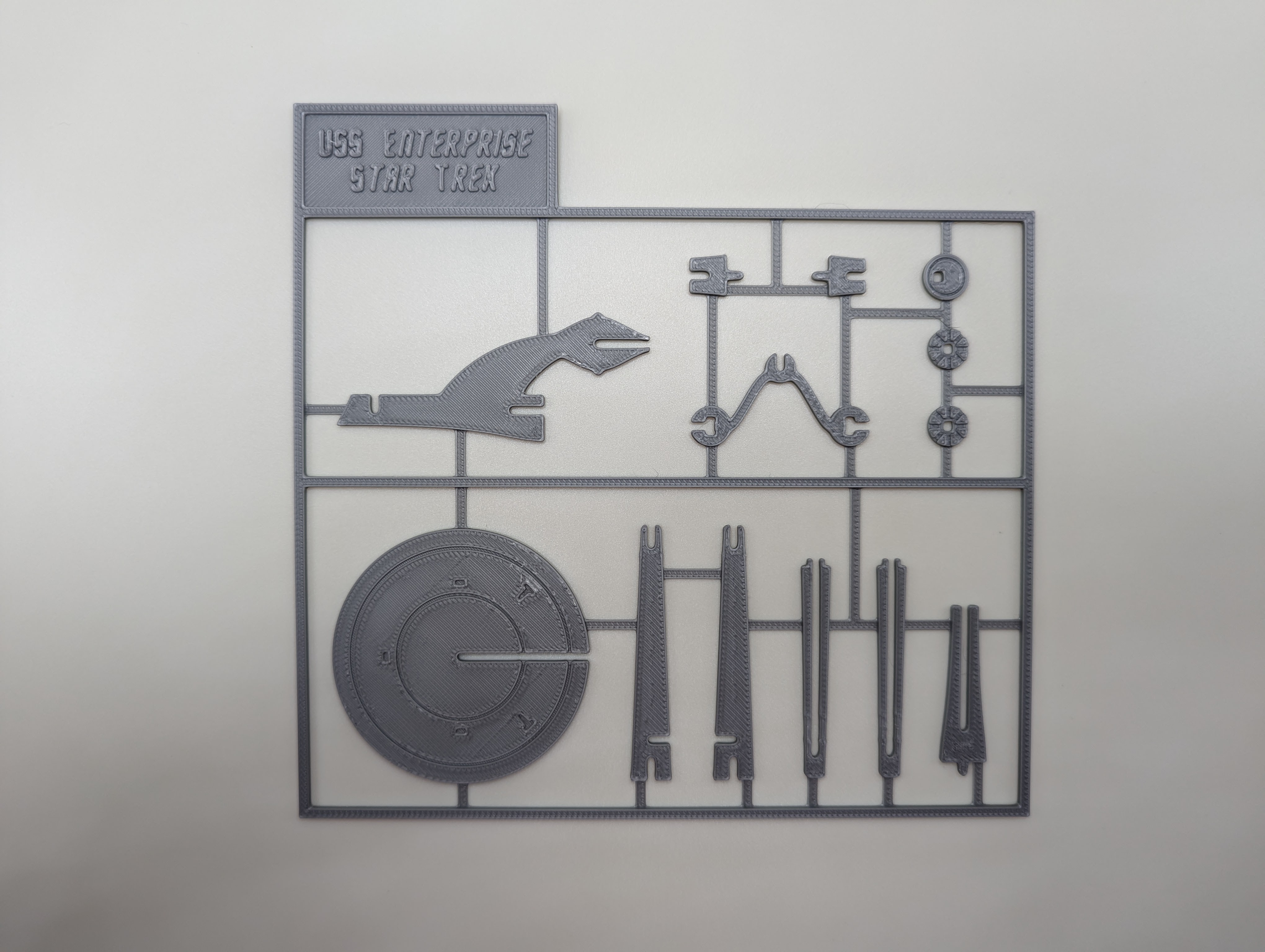 USS Enterprise Kit Card - Star Trek by Fletch | Download free STL model ...