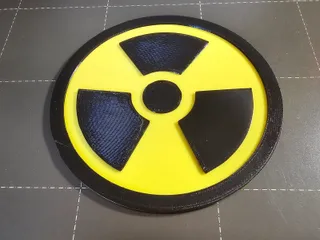 Radioactive Nuclear symbol Fallout by Benoit | Download free STL model ...