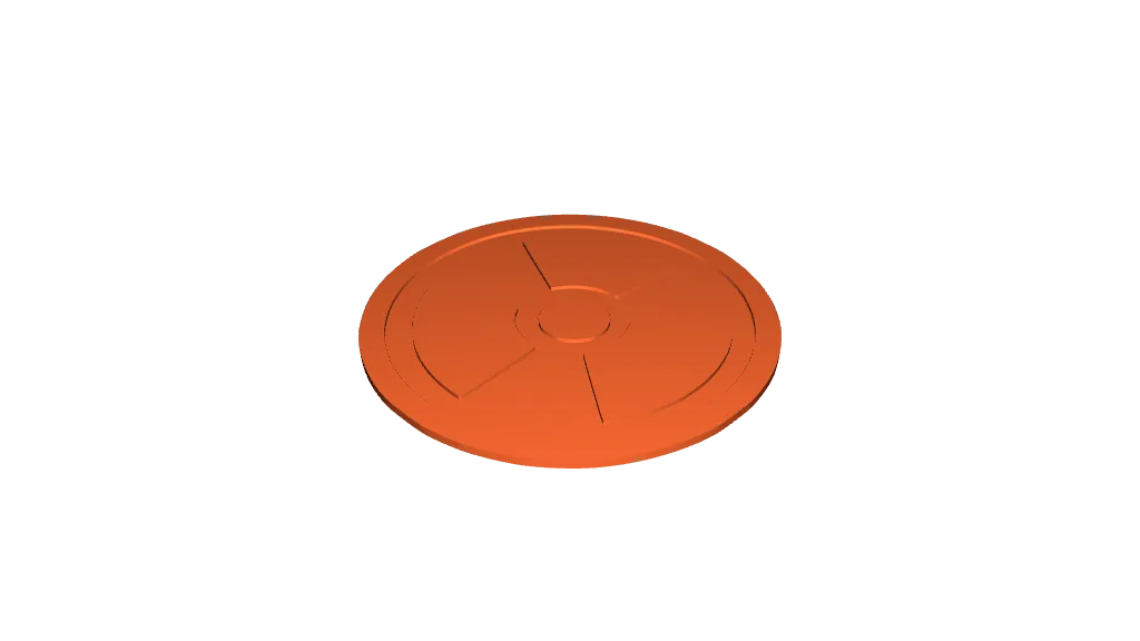 Radioactive Nuclear symbol Fallout by Benoit | Download free STL model ...