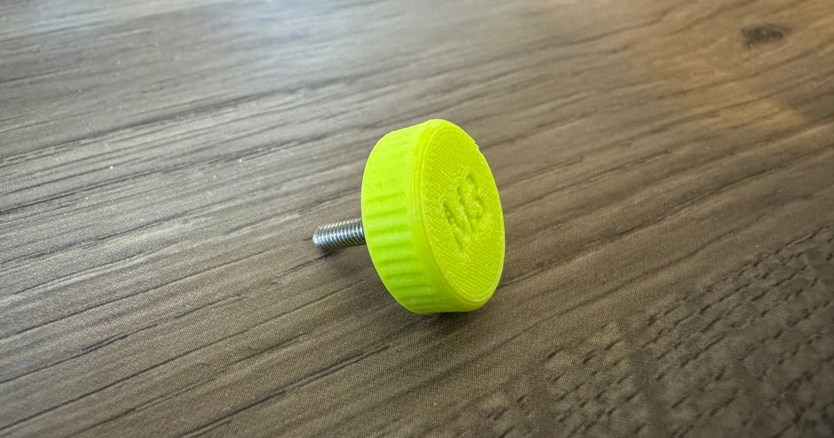 Thumb screw for M3 socket head by Adam | Download free STL model ...