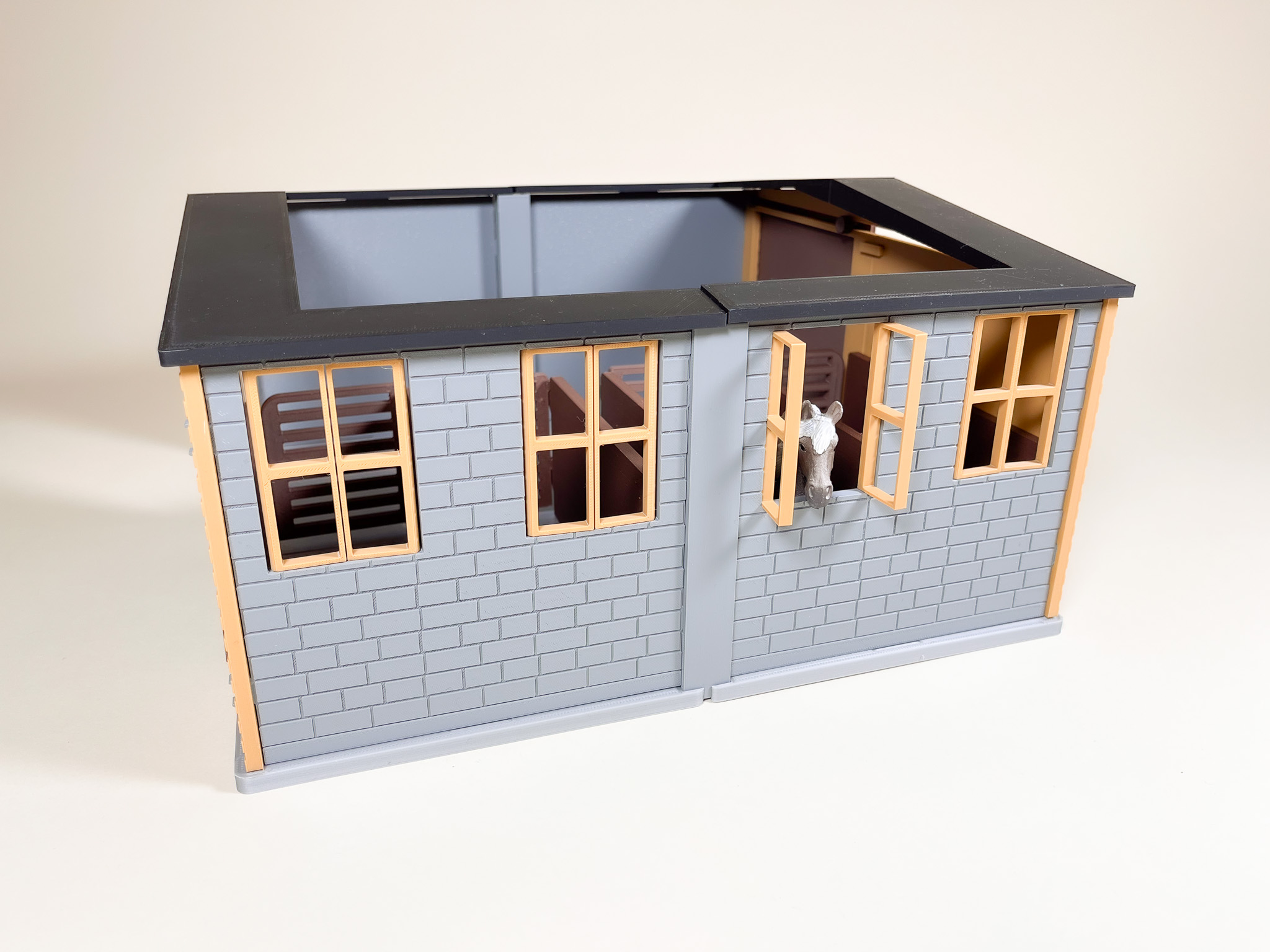 Stables for Horses by Made by Printing | Download free STL model ...
