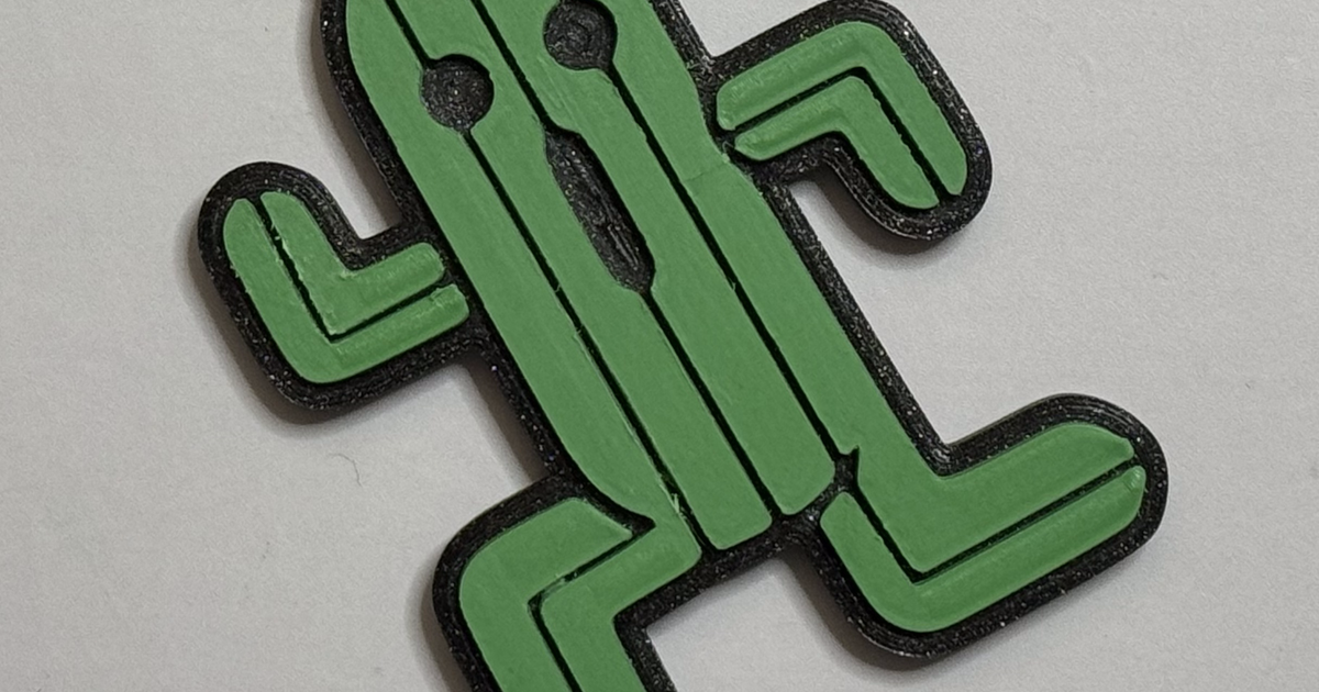 Running Cactus Man by Xenofiber | Download free STL model | Printables.com