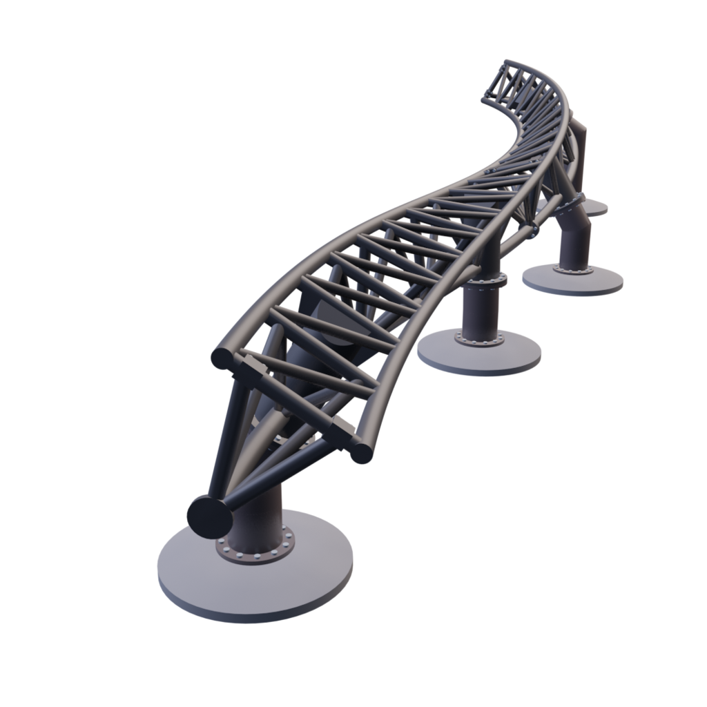 Roller Coaster - S-Turn 1:32 by 3D.Printed.Roller.Coasters | Download ...