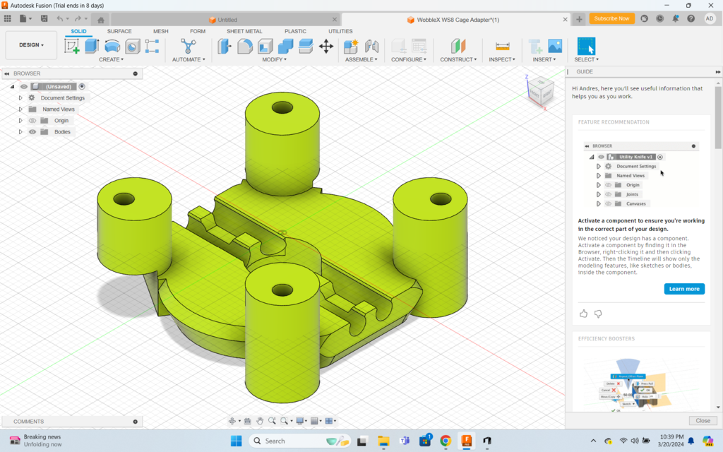 Wobble X Universal Adapters by MandoCommando | Download free STL model ...