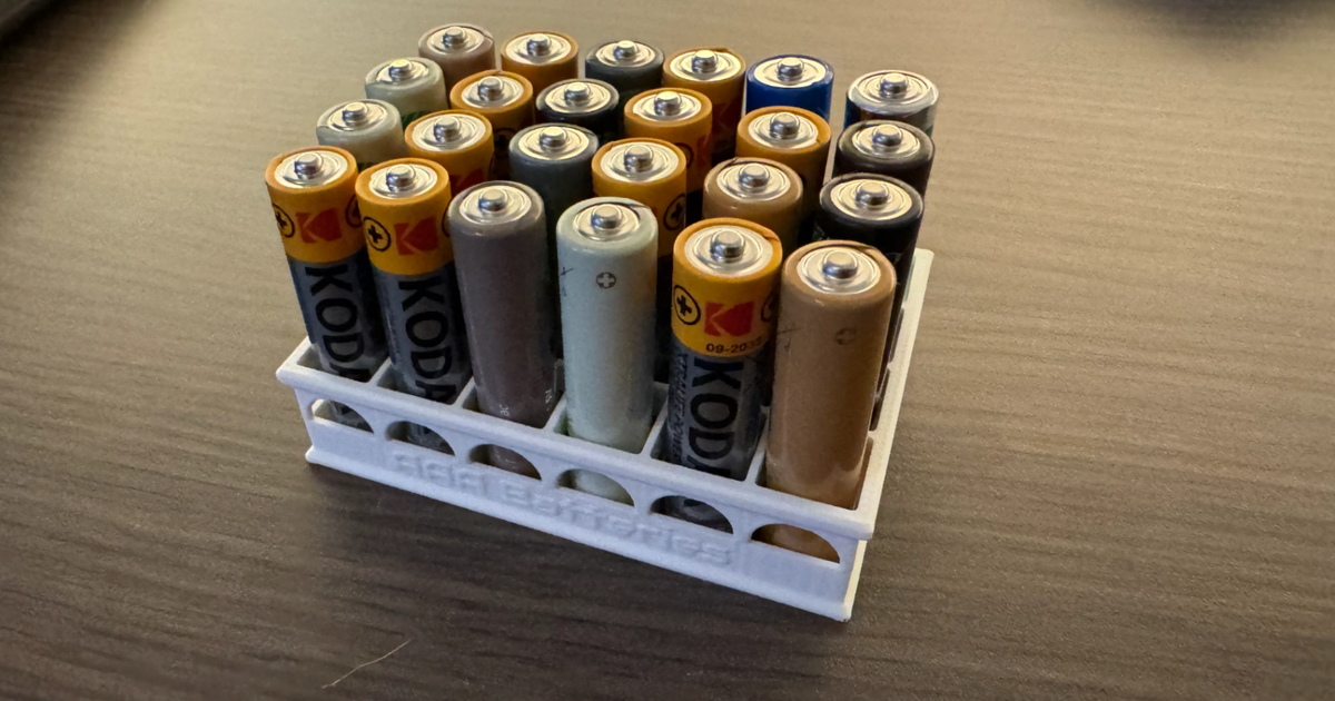 AAA Battery Holder by Stigern | Download free STL model | Printables.com
